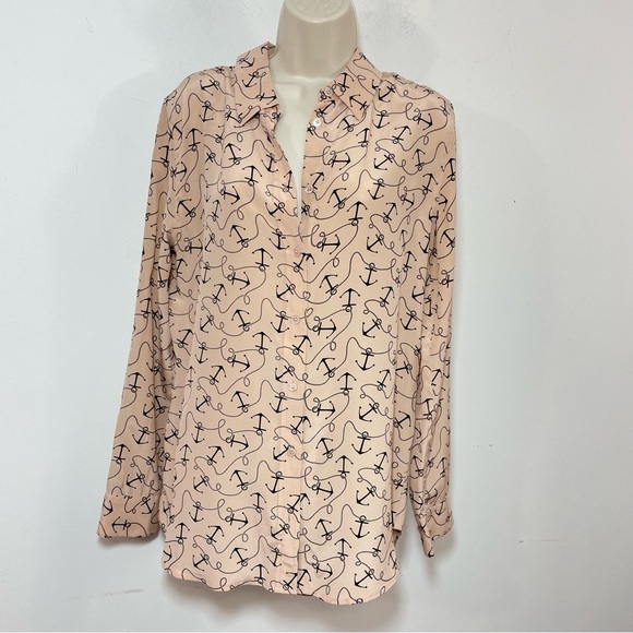 Equipment | Tops | Equipment Blouse Silk Nautical Theme Blouse Medium ...